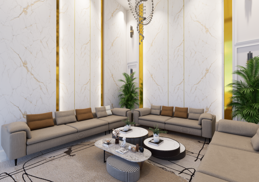 Catania Gold Marble (MARBLE SERIES MATT) - Roshan